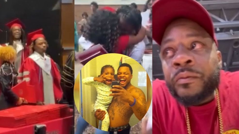 Viral video shows uncle's tearful reaction to graduation moment in Florida