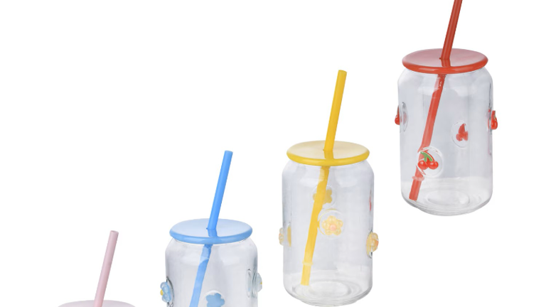 Dollar Tree's stylish glass tumblers offer chic designs for just $1.50