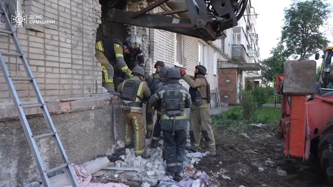 Russian strike on Sumy region damages civilian infrastructure