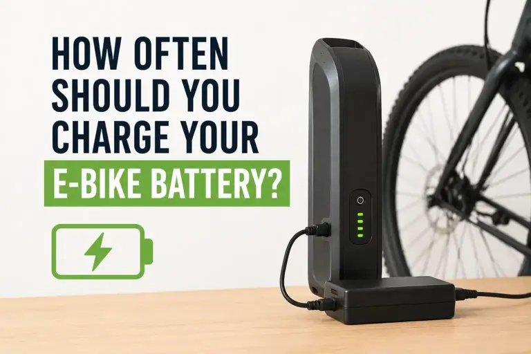 How often should you charge your e-bike battery?