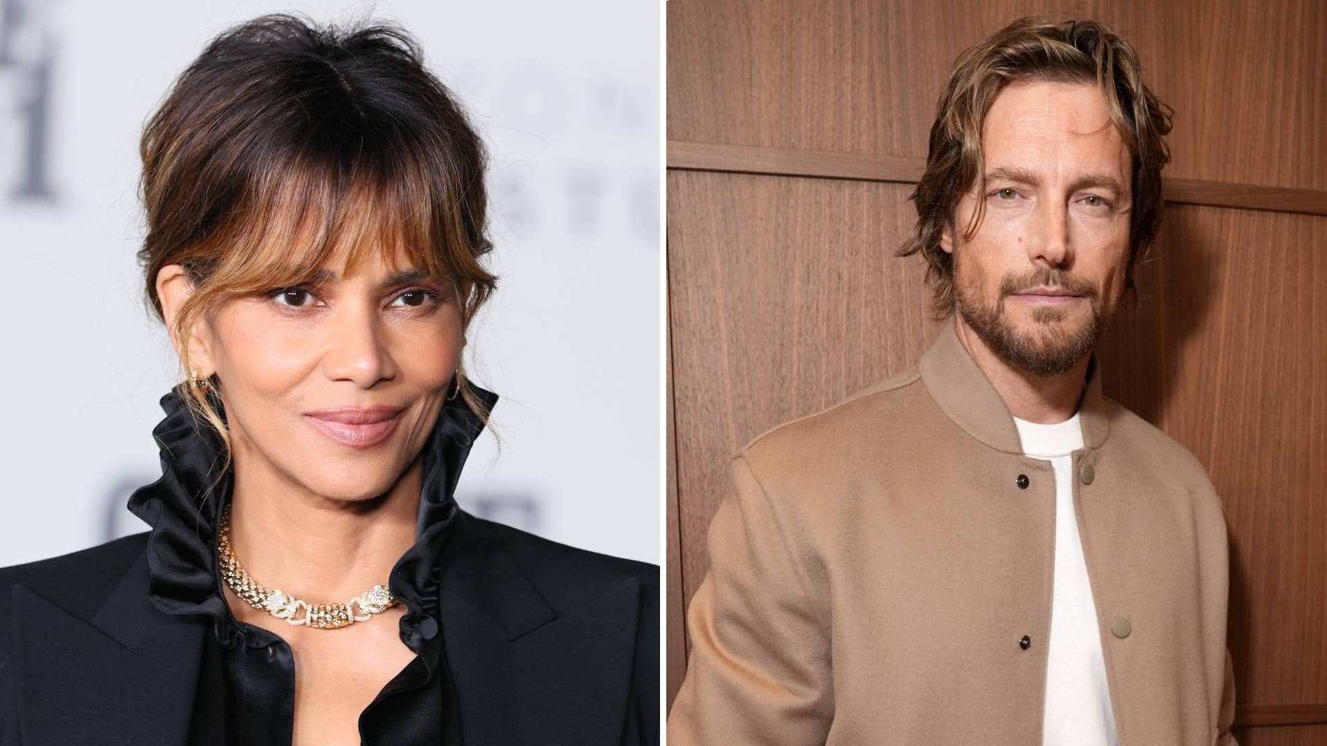 Halle Berry supported by fiancé Van Hunt as she faces ex Gabriel Aubry ...