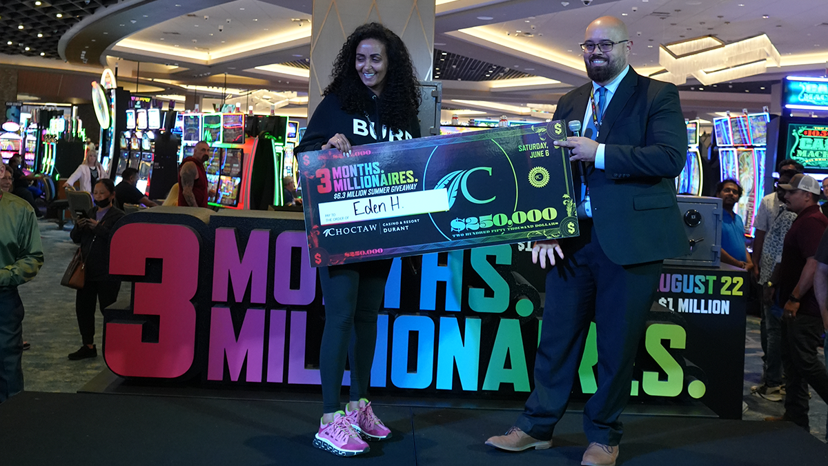 Norman man wins $1 million in Choctaw Casino & Resort drawing
