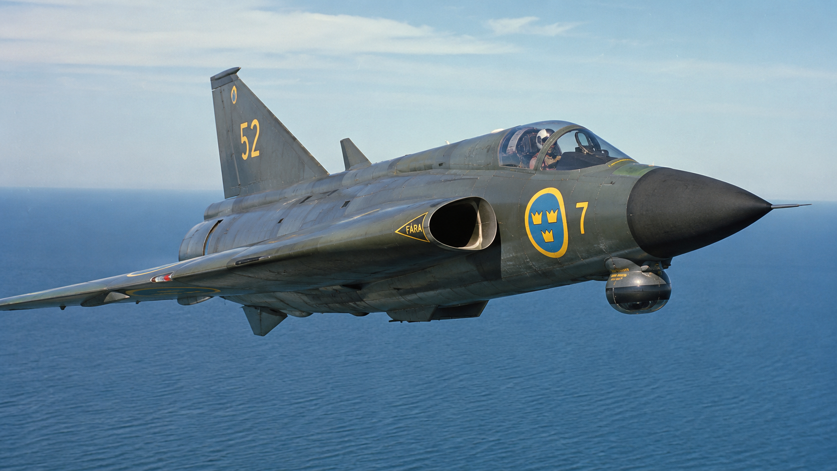 The Saab J35 Draken - Sweden turned it into a silent Cold War hunter