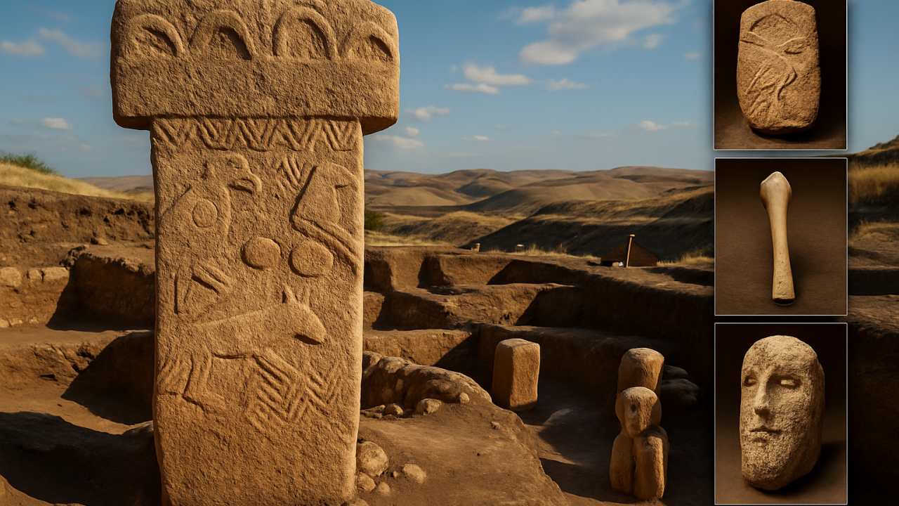 10 hidden artifacts buried at Göbekli Tepe