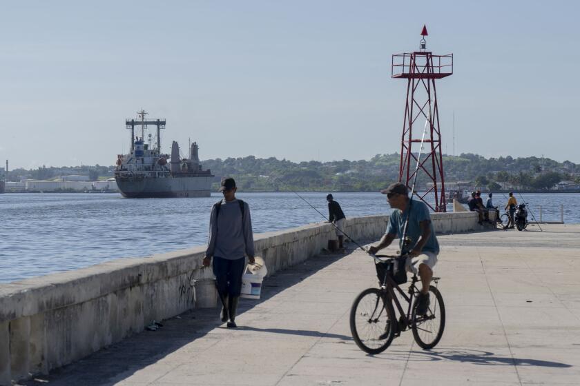 Ship ferrying aid from Mexico and Belize docks in Cuba as crises deepen
