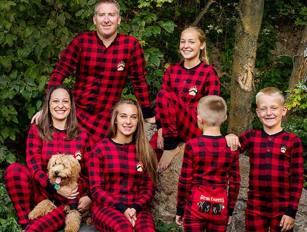 The best plaid family pajamas in sizes for your entire family!