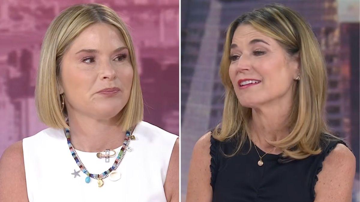 Jenna Bush Hager breaks down in tears as Savannah Guthrie joins her ...