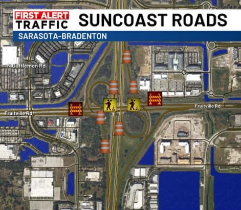 I-75 ramps closing for roadwork, delays possible