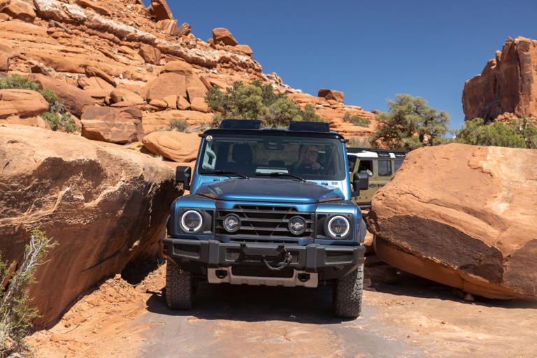 Off-roading the Ineos Grenadier in Moab is an analog time portal