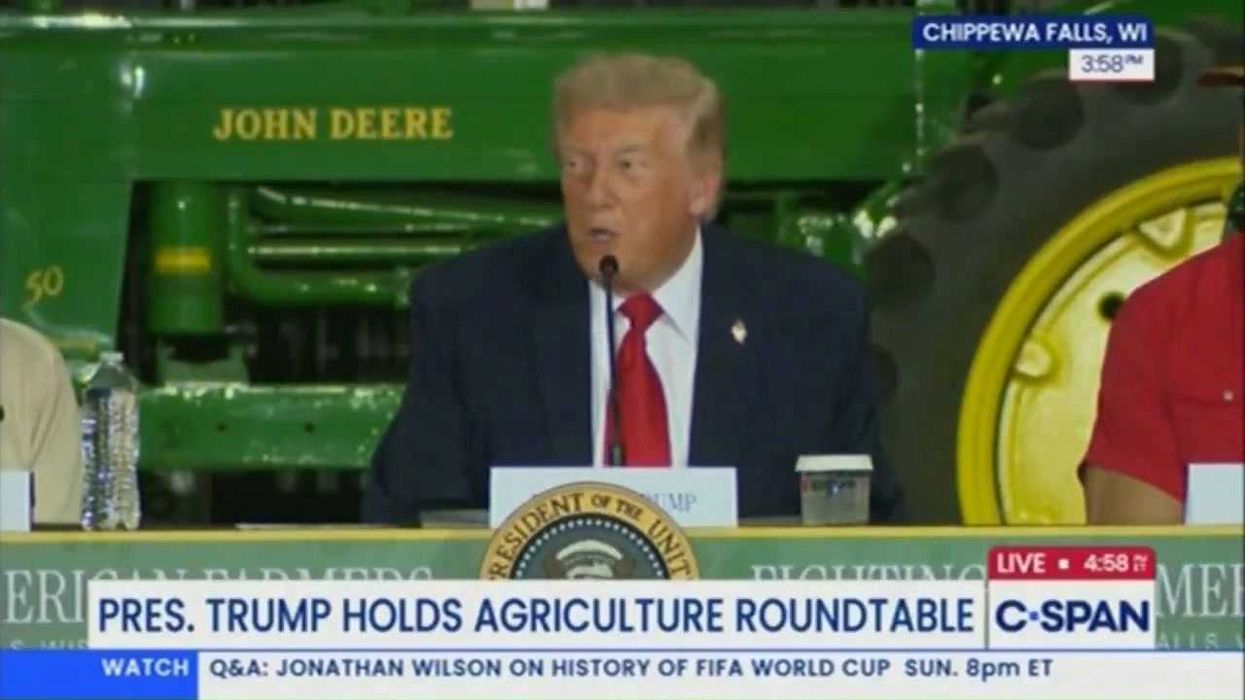 Trump gave a bizarre excuse for crashing out of his Meet the Press ...