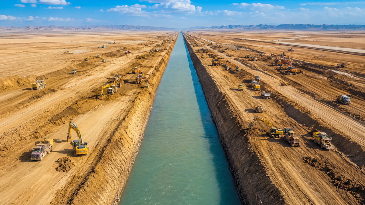 The Taliban's 285 km canal that could starve Uzbekistan and shrink ...