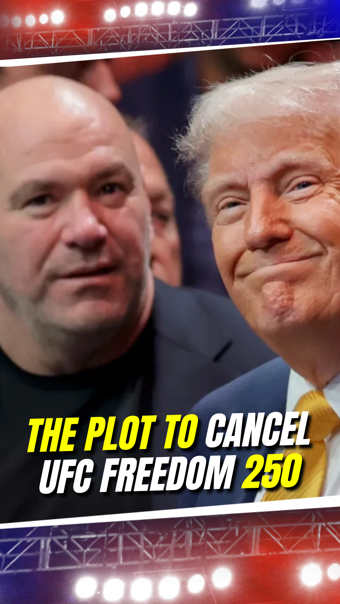 Will UFC Freedom 250 get canceled?