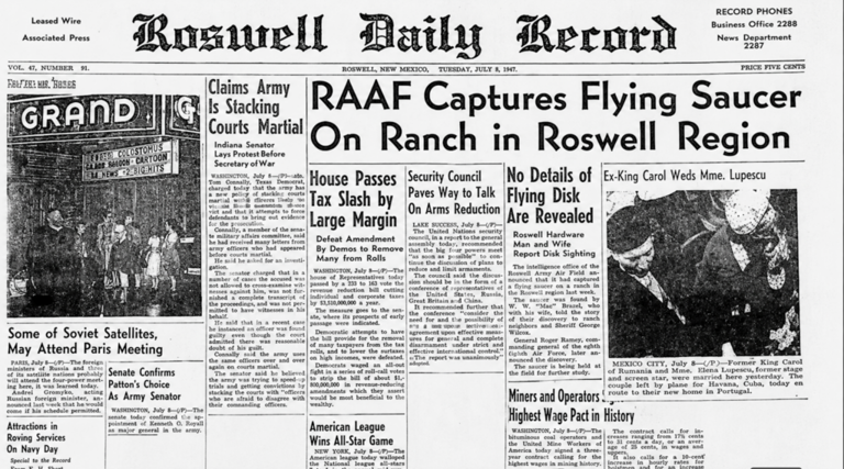 Debunked: The Roswell UFO phenomenon
