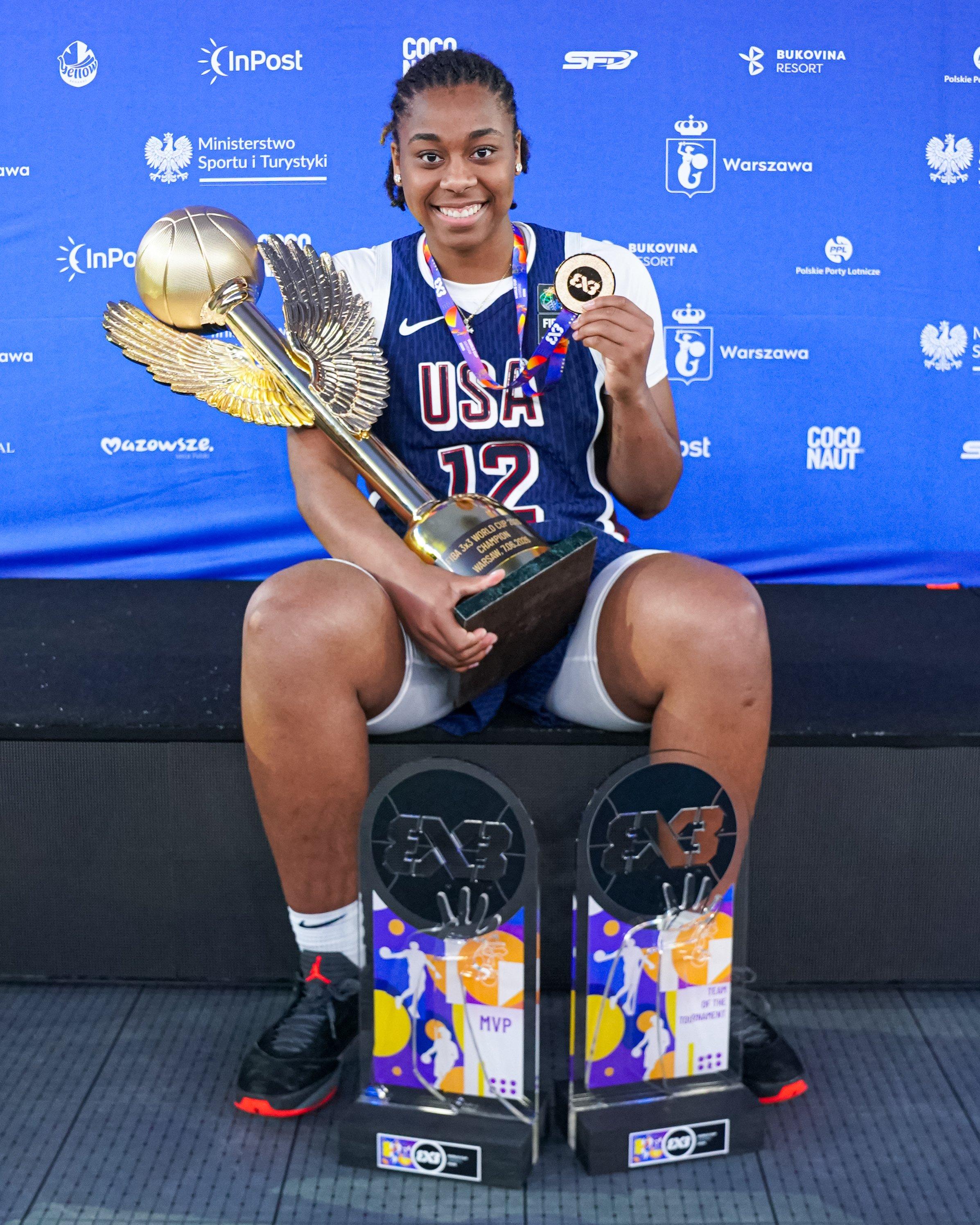 Williams and Fulwiley win 3×3 World Cup gold; Williams wins MVP