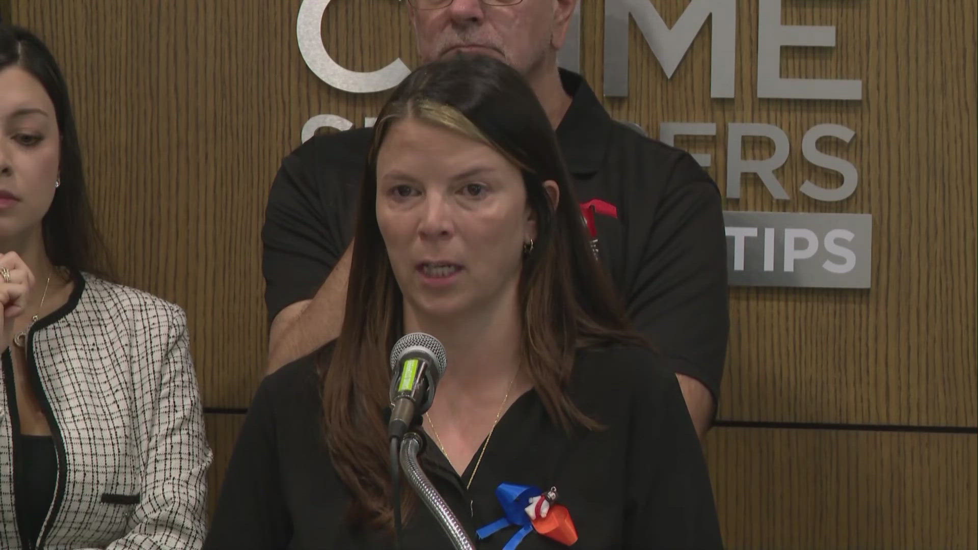 'We demand justice' | Sister-in-law of Louis Erebia speaks at news ...