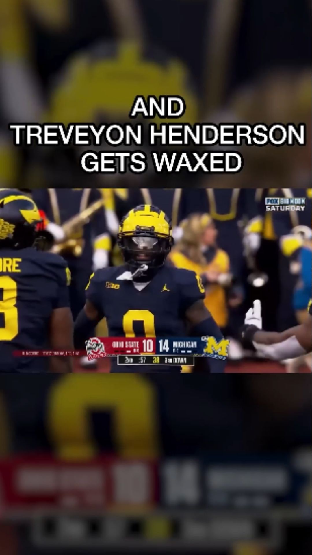 Michigan football: Mike Sainristil waxes Treveyon Henderson!