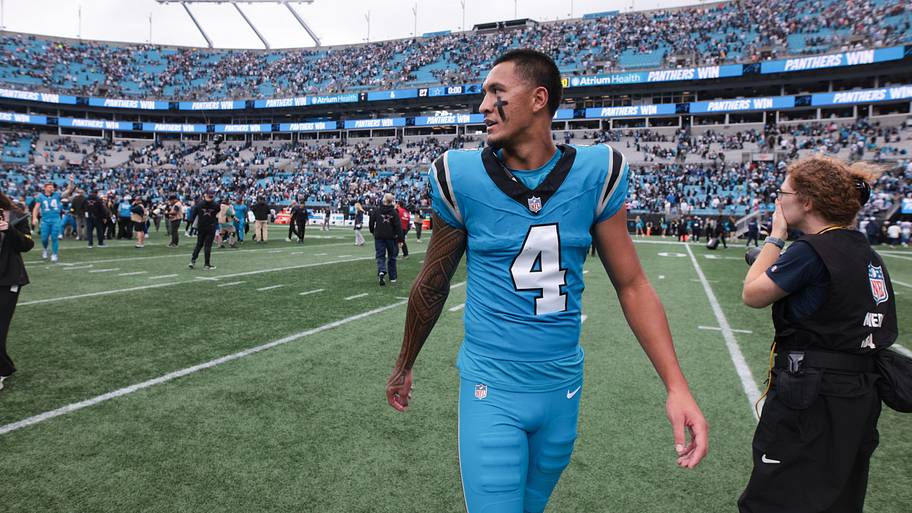 Tetairoa McMillan will have plenty of volume in Panthers' new passing ...