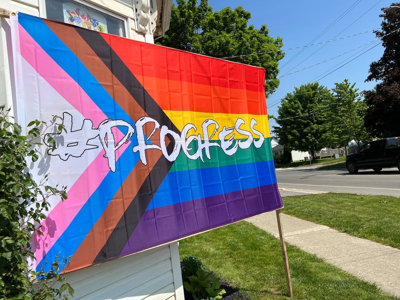 Pride flag stolen, flagpole cut down at Norwich school, OPP seek suspects