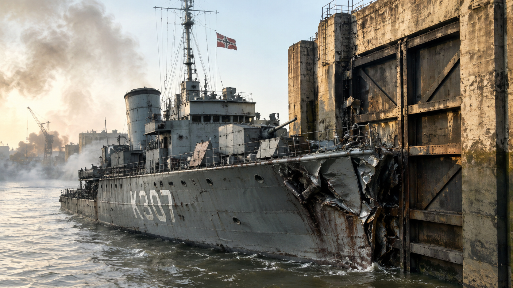 Operation Chariot - Britain rammed an explosive ship into a Nazi dock
