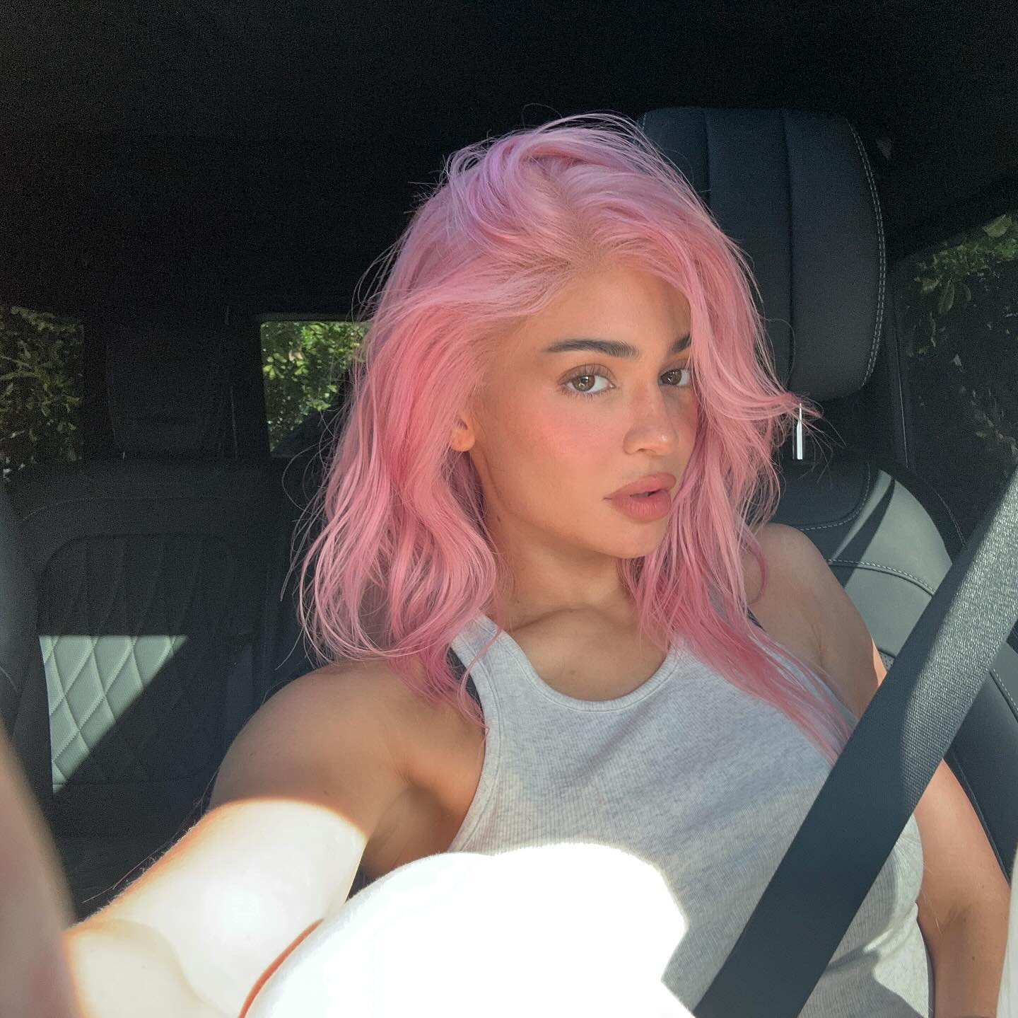 Kylie Jenner’s daughter Stormi, 8, shows off pink hair makeover ...