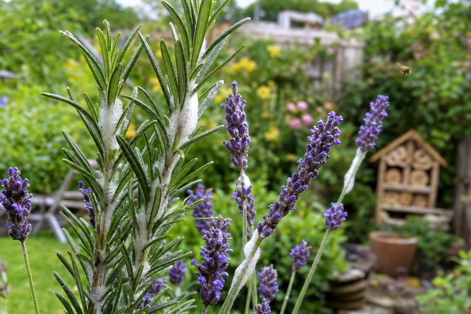 Spotting strange white foam on your plants this weekend? Gardeners told ...