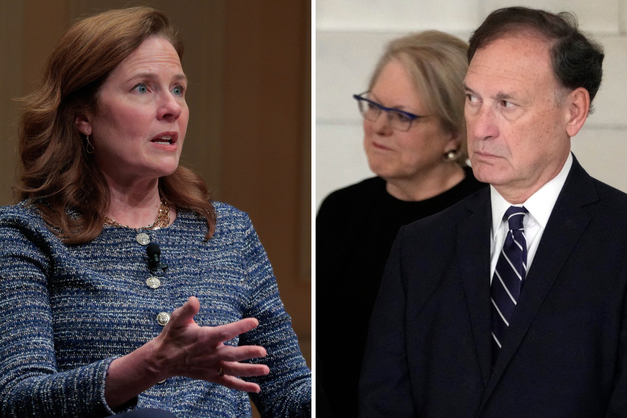 Amy Coney Barrett and Samuel Alito just sat out Supreme Court decisions