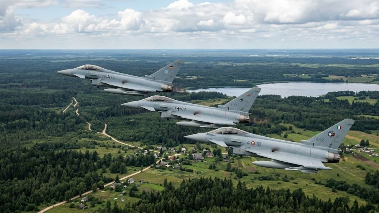 Shocking NATO drone interception over Latvia border