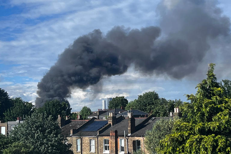 Bermondsey fire updates: Huge blaze at London recycling centre