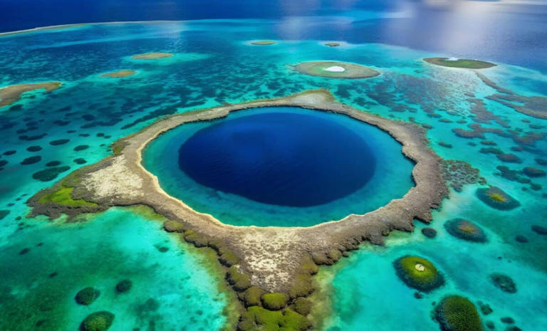 Divers entered one of the ocean’s mysterious blue holes and discovered ...