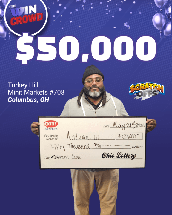 Ohio Lottery player’s lucky streak yields more than $100,000 in prizes