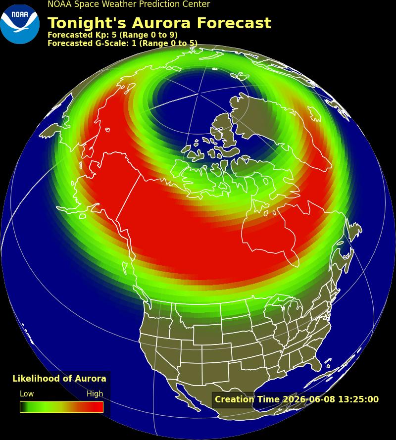 Could Massachusetts see northern lights tonight? When to look outside