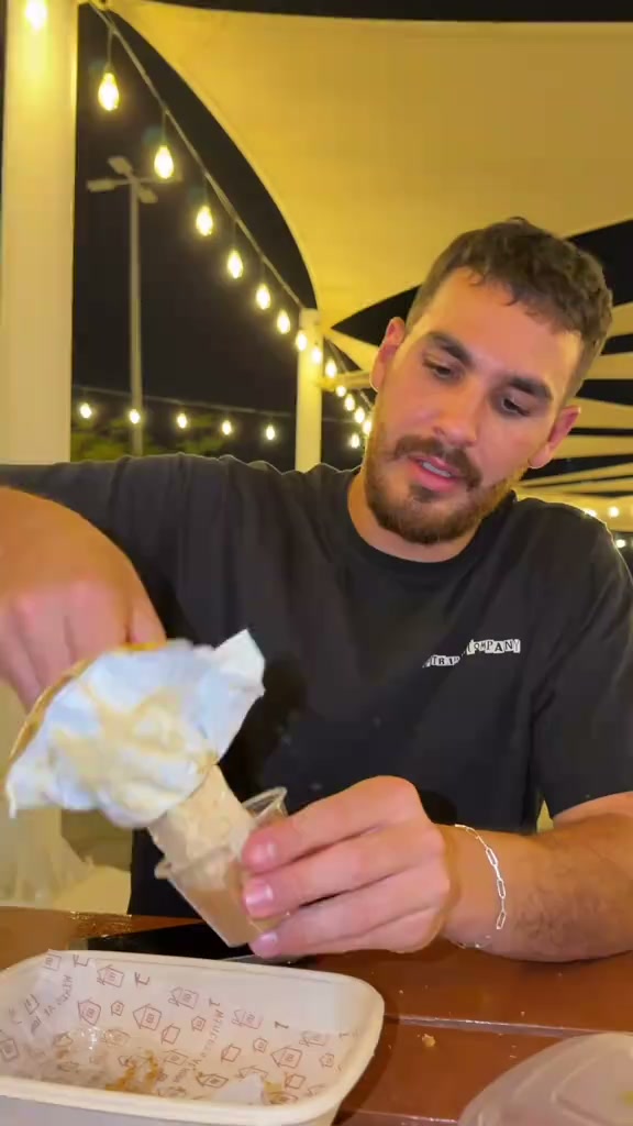 Trying the viral butter stick ice cream in Abu Dhabi