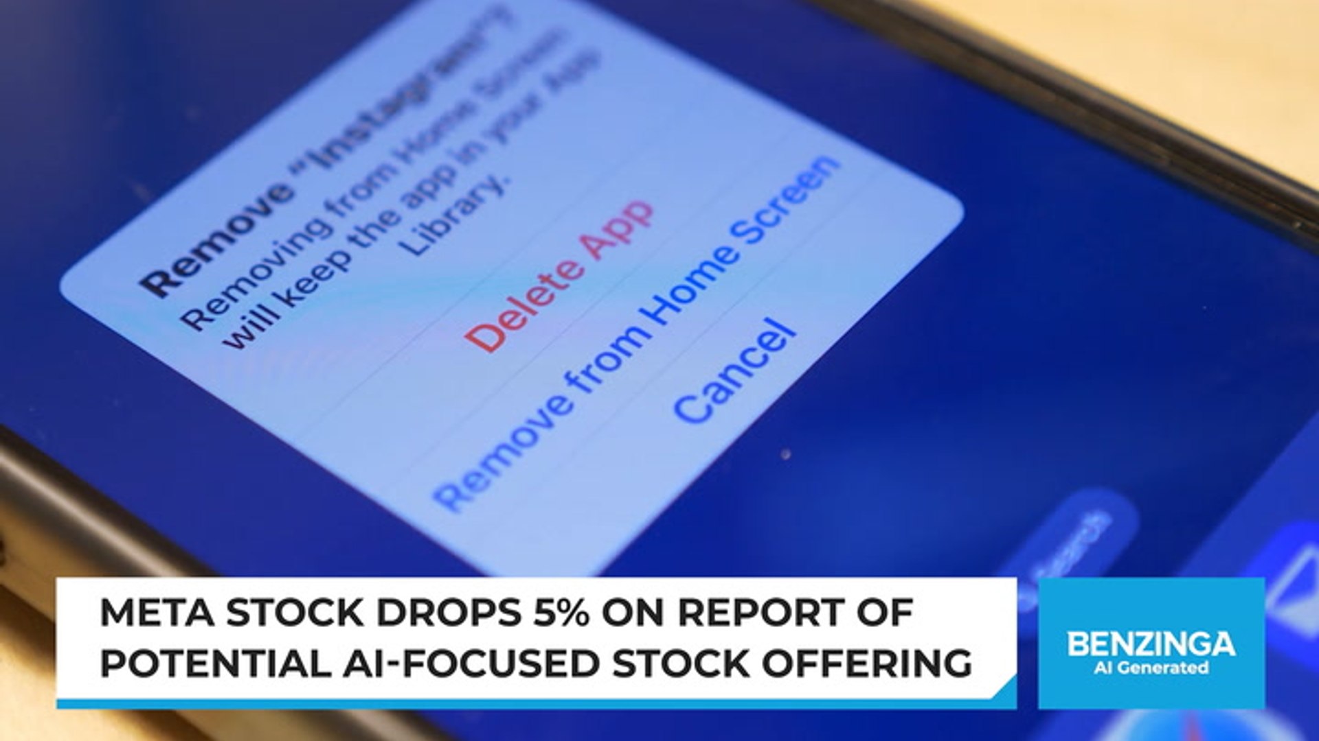 Meta stock drops 5%