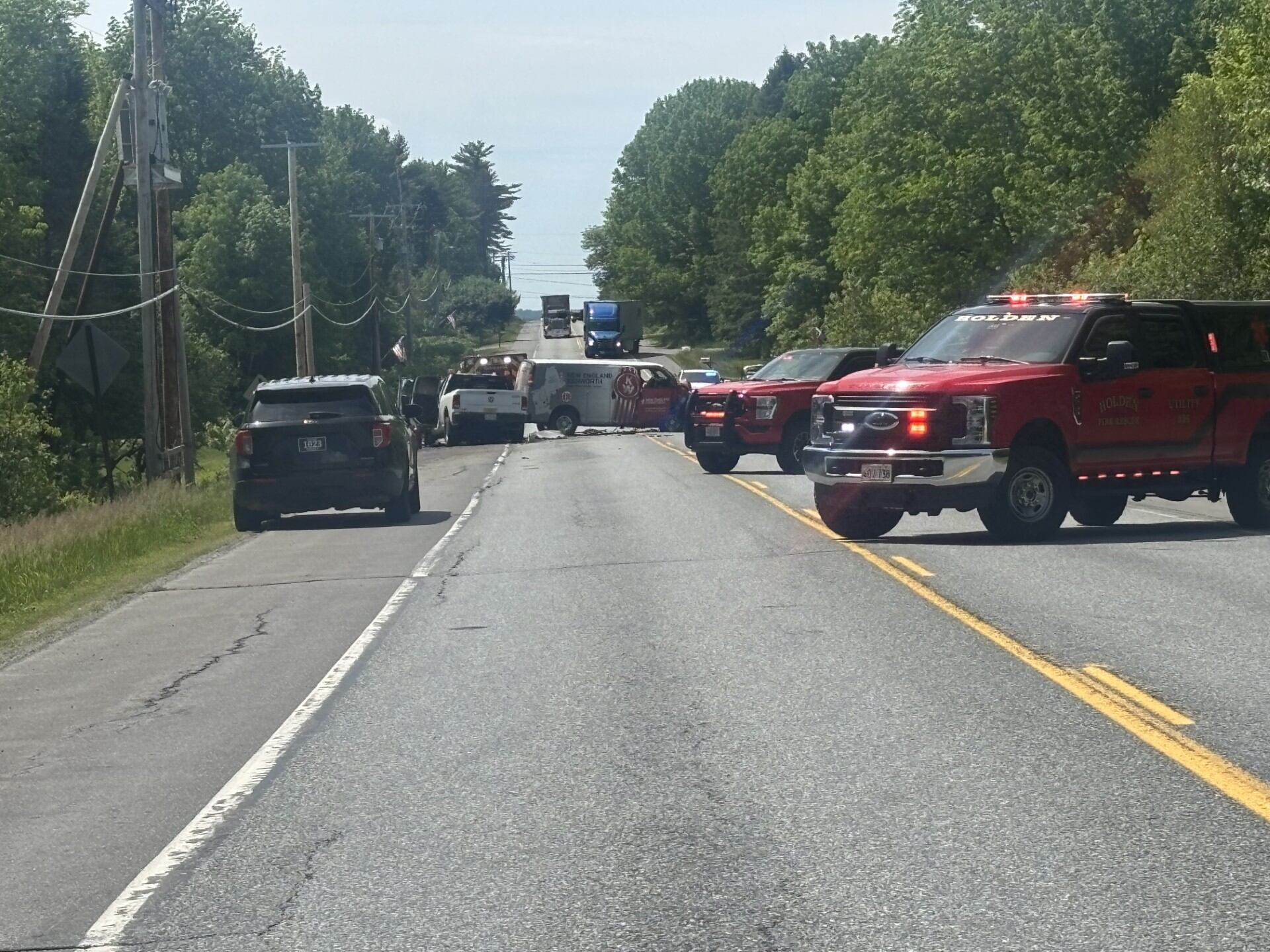 Serious crash closes Route 9 in Eddington Monday afternoon