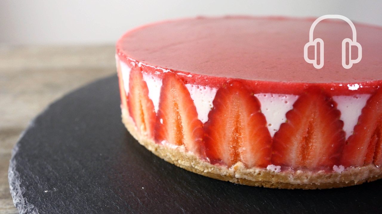 Creamy strawberry cheese cake secret
