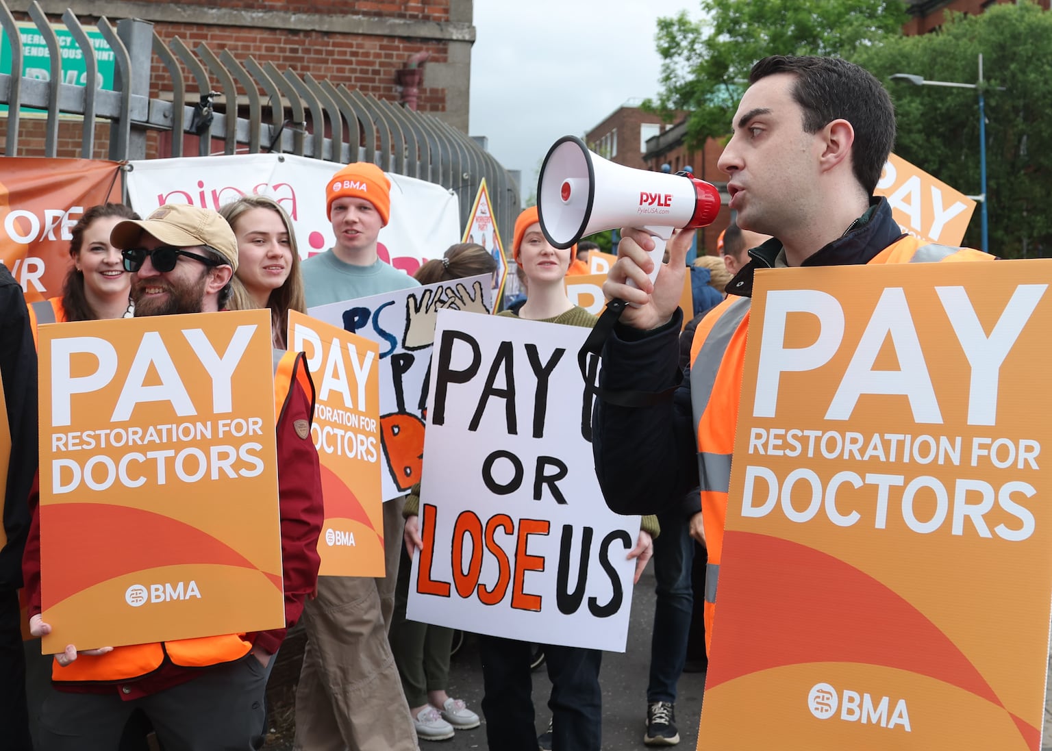 Northern Ireland doctors vote in favour of strike action set for later ...