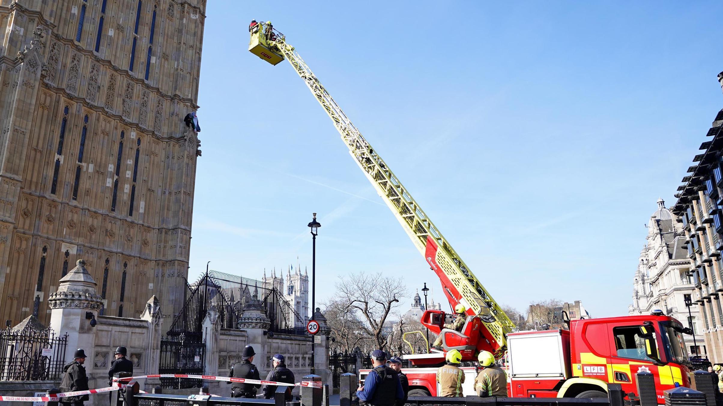 Man denies causing nuisance by climbing Big Ben