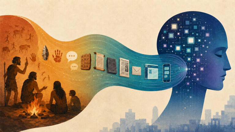 How stone tools, fire, and language paved the highway to AI