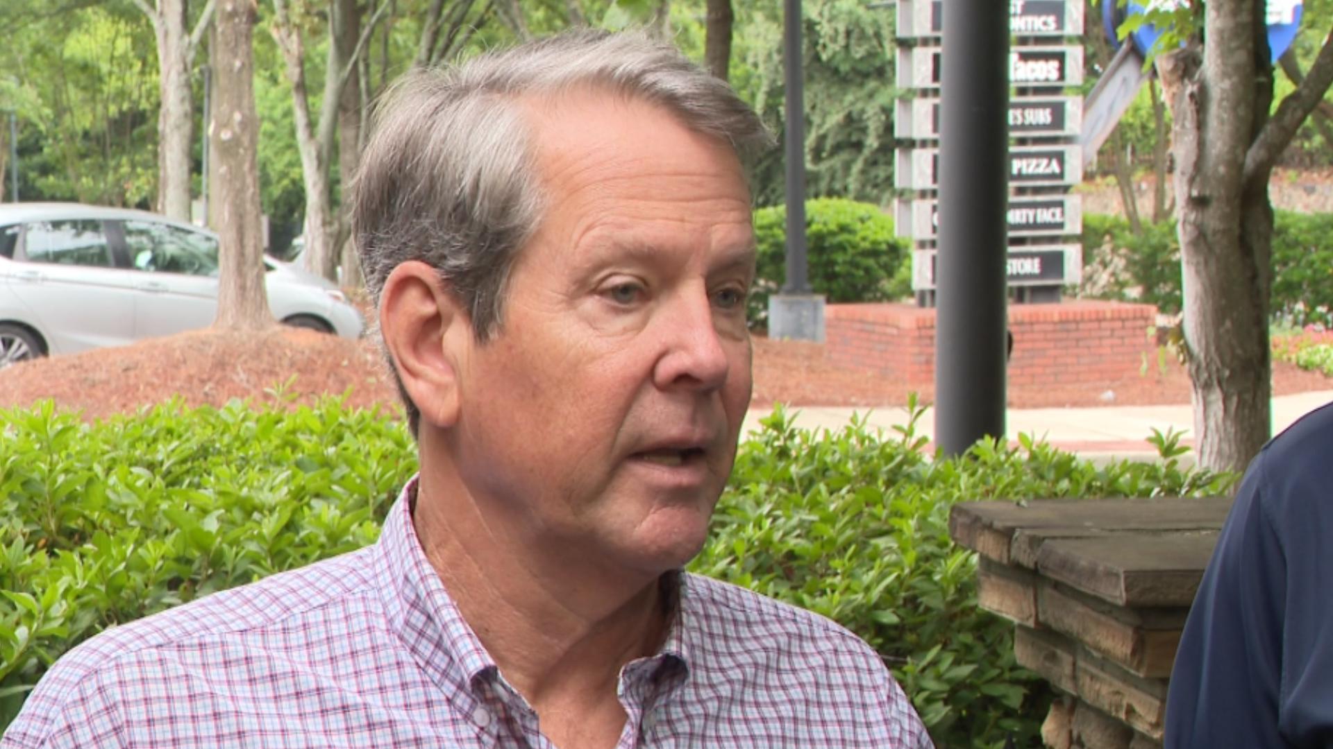 Brian Kemp, Derek Dooley speak at campaign event; governor speaks about ...