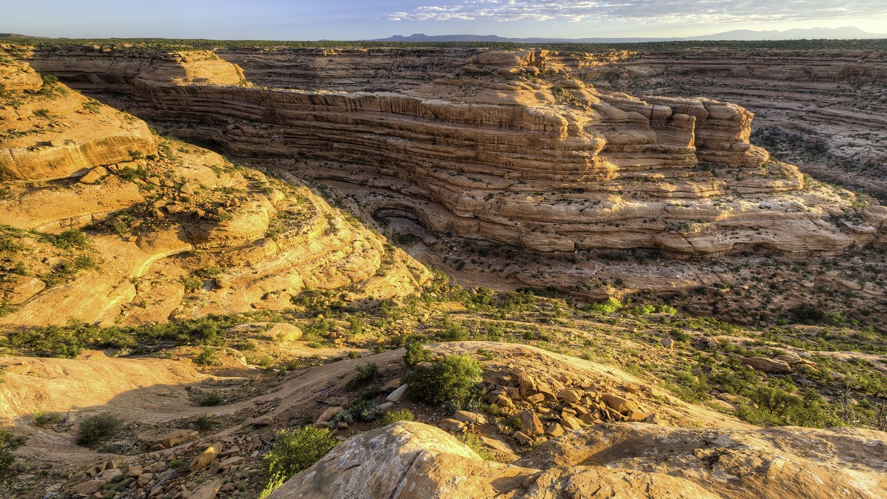 Nobody roped off these Utah cliff dwellings. You can just walk up and ...
