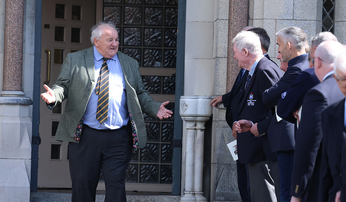 A fond farewell for Ireland rugby legend Fergus Slattery