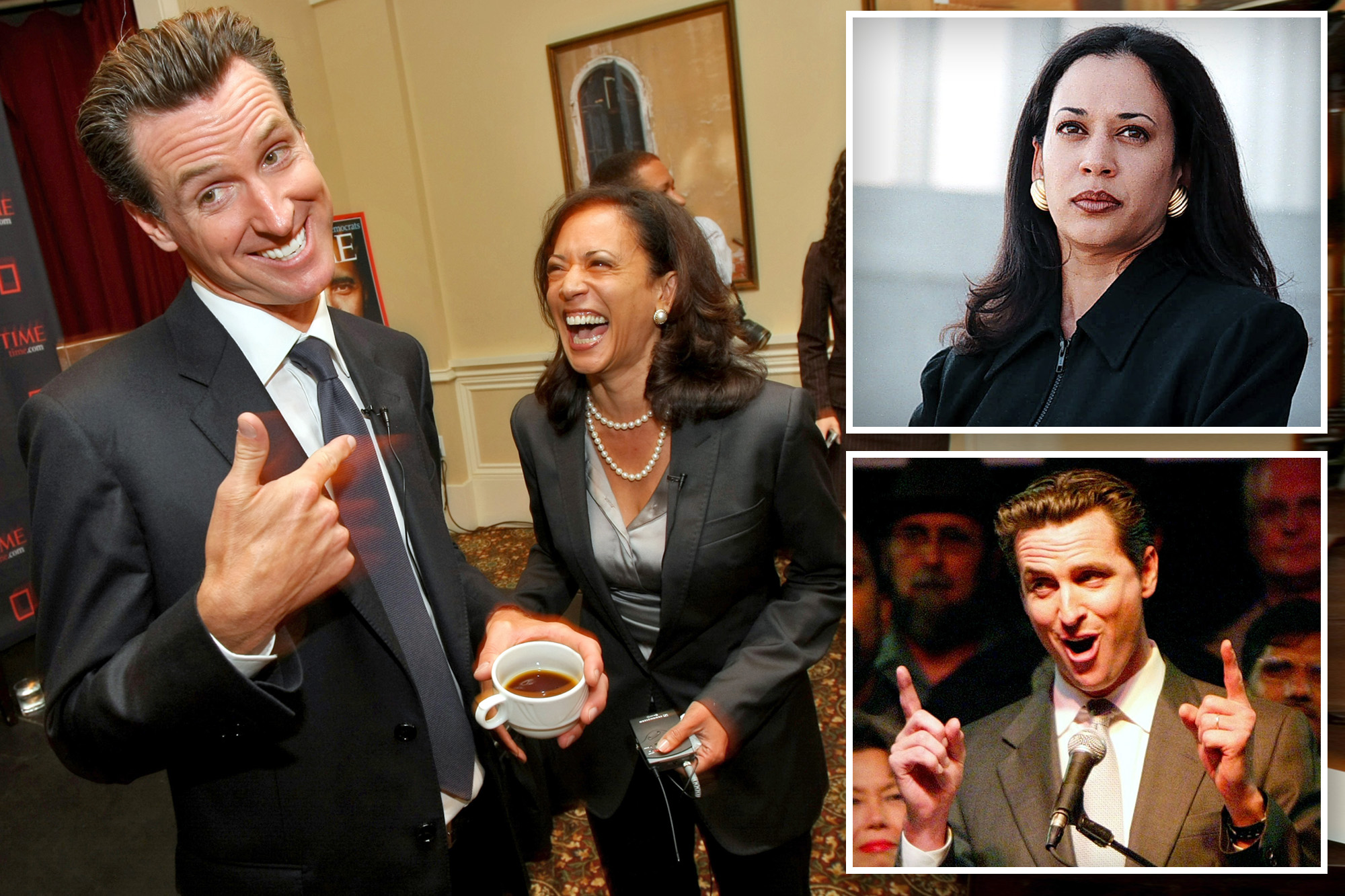 Dem rivals Gavin Newsom, Kamala Harris locked in bitter feud ahead of ...