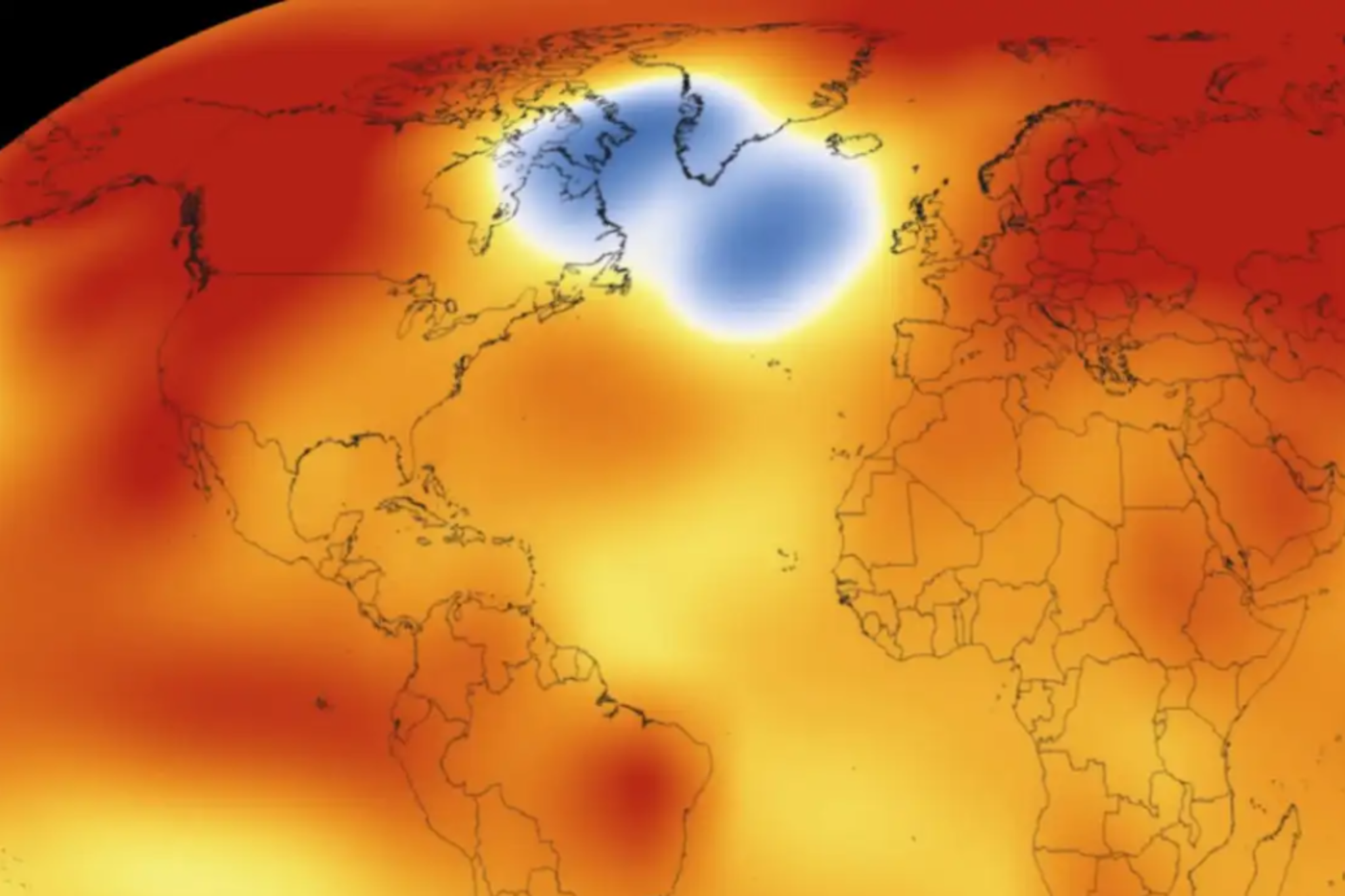 The Atlantic's cold blob could change weather across America