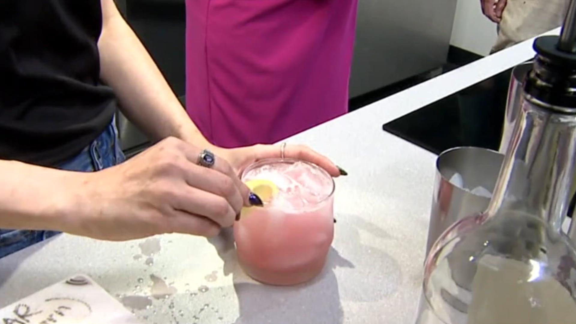 Wyndridge Farm makes their mojito cider and blueberry lavender lemonade
