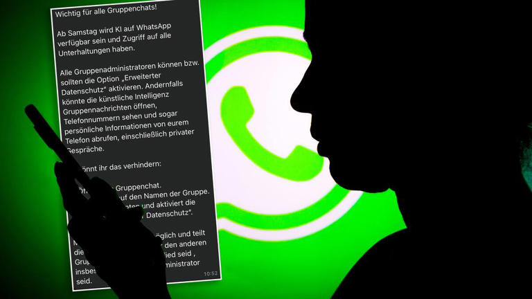 Vorsicht, Kettenbrief!: Nein, die KI liest deine WhatsApp-Chats nicht mit