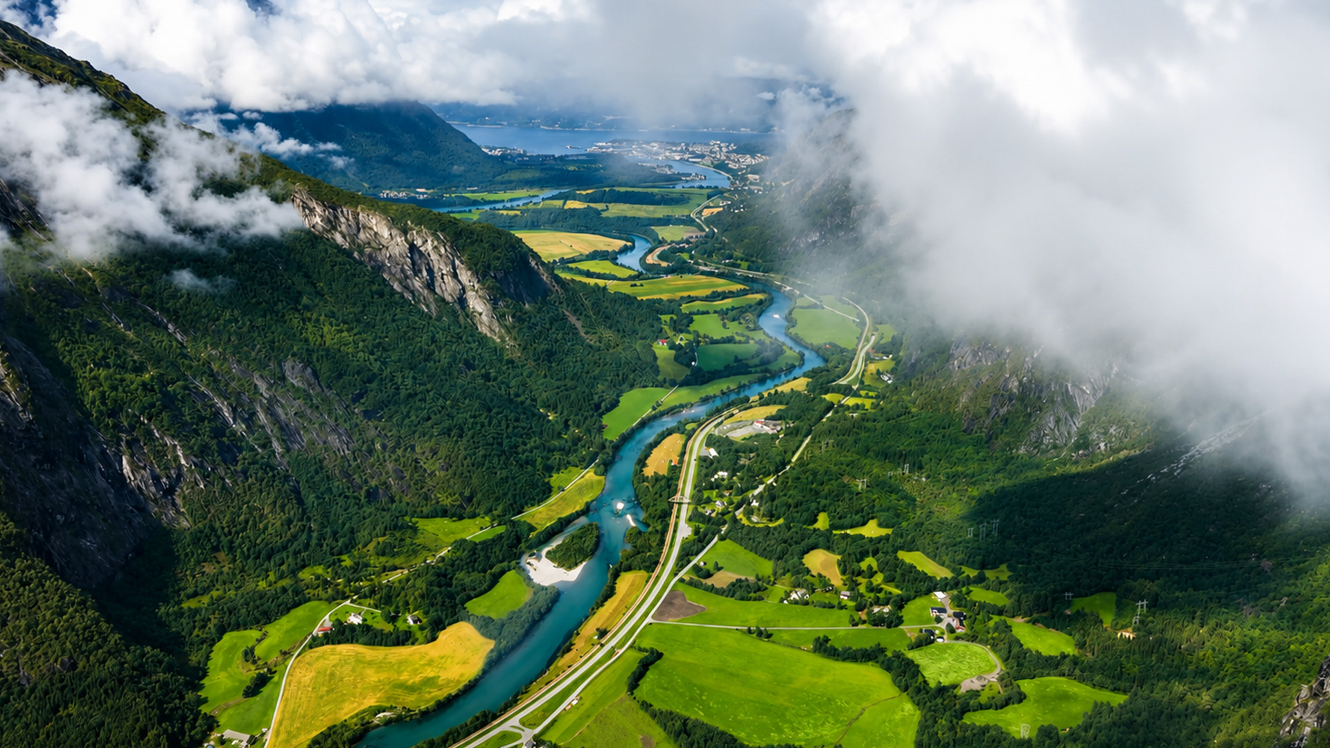 Life beneath Norway’s steep mountain walls