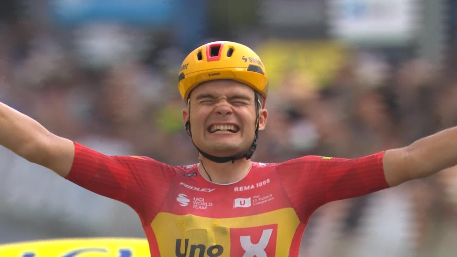 Anthon Charmig wins second stage of the Tour Auvergne Rhone Alpes