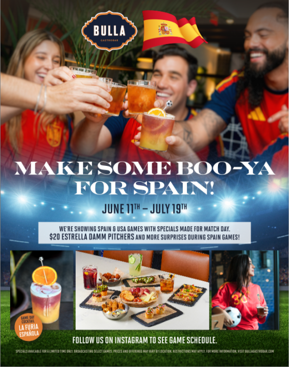 Bulla Gastrobar Plano offers World Cup, Father’s Day specials