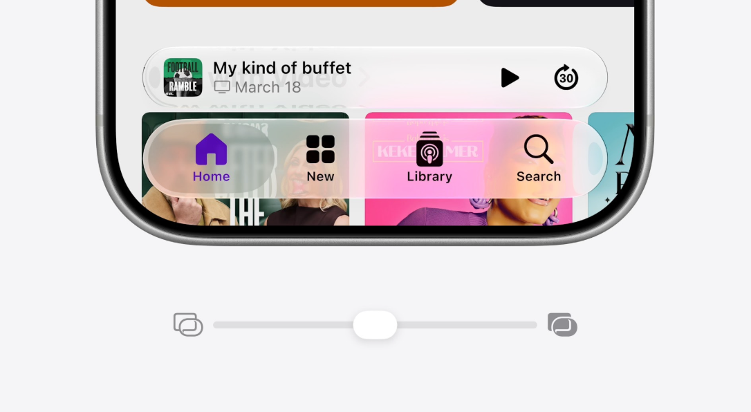 Apple users will have more control over Liquid Glass with iOS 27