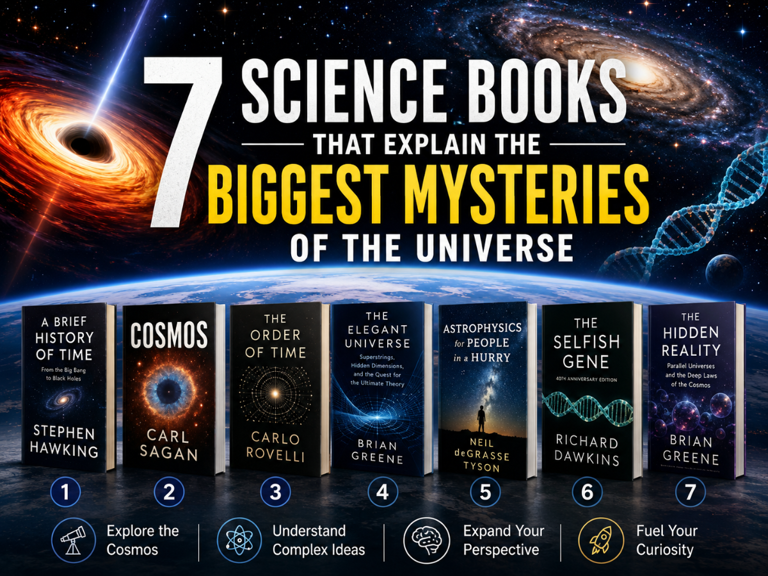 7 best science books that explain the biggest mysteries of the universe